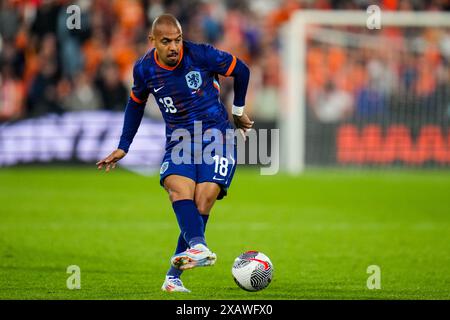 Rotterdam - Donyell Malen of the Netherlands during the International ...
