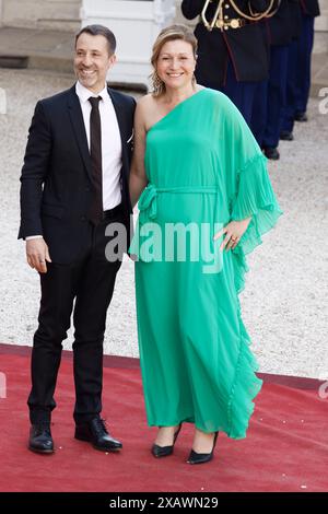 French President of National Assembly Yael Braun-Pivet seen here during ...