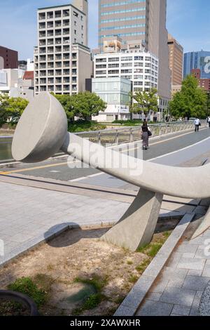 The Peace Bridge Handrail Design Hiroshima Japan Stock Photo - Alamy