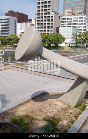 The Peace Bridge Handrail Design Hiroshima Japan Stock Photo - Alamy