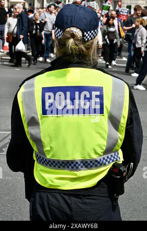 Female Police Officer, Whitehall, London, UK Stock Photo - Alamy