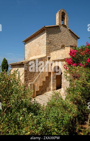 Miramar Monastery, oratory from 1877, Valldemossa, Sierra de Tramuntana ...