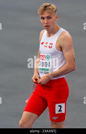 ROME, ITALY - JUNE 8: Filip Ostrowski of Poland competing in the 800m ...