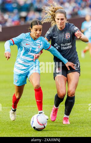 Chicago Red Stars defender Kayla Sharples (28) looks on during a NWSL ...