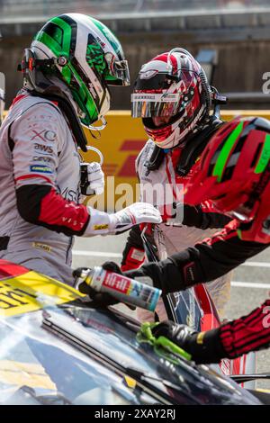 MANN Simon (usa), Vista AF Corse, Ferrari 296 GT3 #21, LM GT3, portrait ...