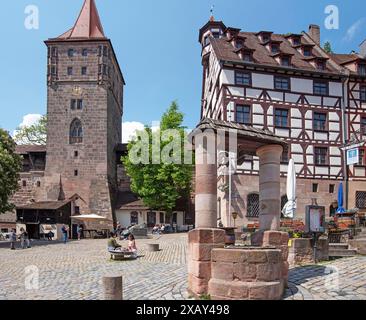 Tiergaertnertorplatz with Tiergaertnertorturm, 14th century, medieval ...