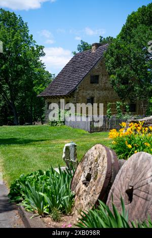 USA Pennsylvania PA Lancaster 1719 Museum full-sized reproduction of a ...