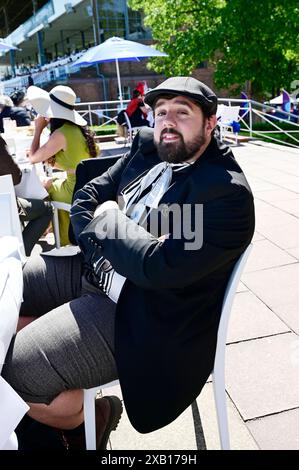 Steven Preisner beim Fashion Raceday auf der Rennbahn Hoppegarten ...