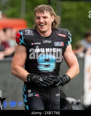 Kevin Titz (Munich Ravens #9) GER, Munich Ravens vs Milano Seamen ...