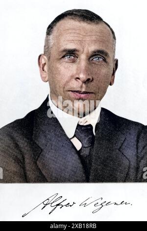 Alfred Wegener (1880-1930), German geophysicist and proposer of the ...