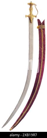 weapons, swords, Asian, talwar, 18th century, PROPERTY-RELEASED Stock ...