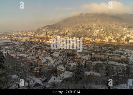 walking through the streets of Heidelberg with a view of Heidelberg ...