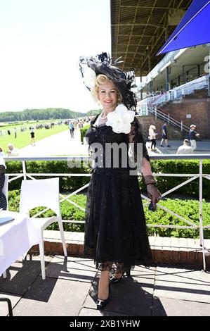 Lucyna Recke beim Fashion Raceday auf der Rennbahn Hoppegarten. Berlin ...