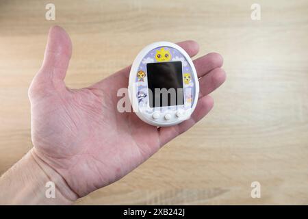 Tamagotchi toy, evoking nostalgia for popular virtual pet craze 1990s ...