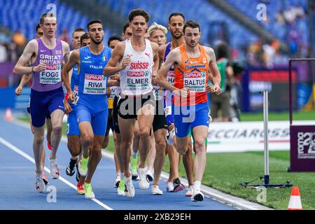 Adam Fogg of Great Britain competing in the men’s 1500m final at the ...