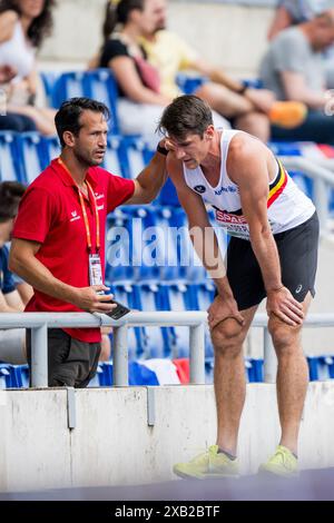 Belgian Thomas Van Der Plaetsen pictured in action during the Belgian ...