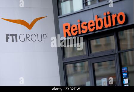 Munich, Germany. 10th June, 2024. The logo of the tour operator FTI ...