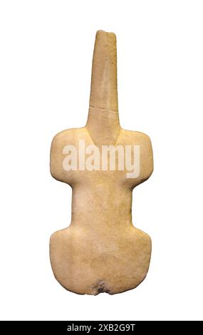 CYCLADIC ART, Schematic figurine (violine shaped) .Early Bronze Age ...