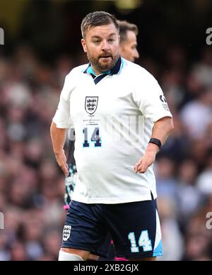 England's Alex Brooker during Soccer Aid for UNICEF 2025 at Old ...