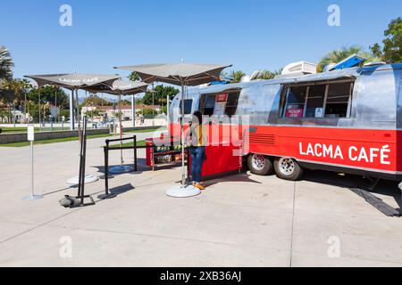 LACMA Cafe Airstream trailer offering casual dining and street food ...