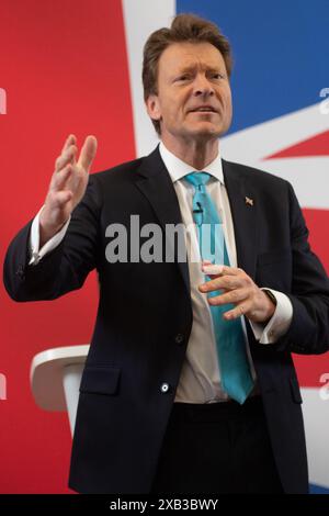 Reform UK chairman Richard Tice (left) and party leader Nigel Farage ...