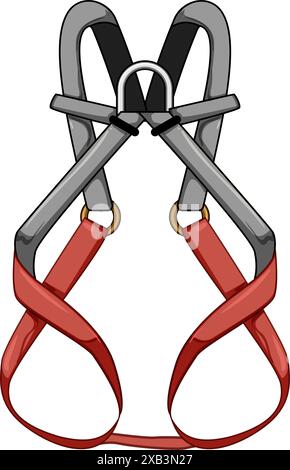 gear climbing harnesses cartoon vector illustration Stock Vector Image ...