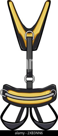 safety climbing harnesses cartoon vector illustration Stock Vector ...