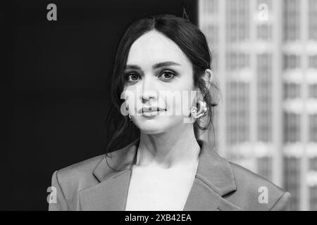 Phia Saban attends ceremonial lighting of Empire State Building in New ...