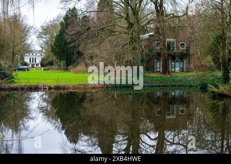 Residential Estate De Tempel Rotterdam Overschie, The Netherlands. Path ...