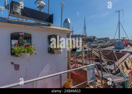Bogense on the Kattegat, harbour with fishing boats and yachts ...