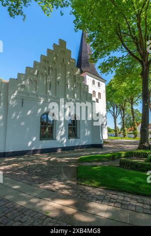 Bogense on the Kattegat, St Nicolas Church, Danish architecture, group ...