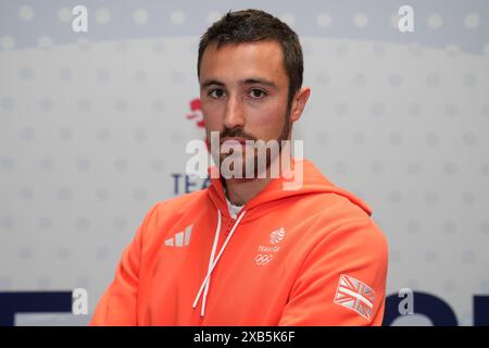 Sholto Carnegie during a Team GB kitting out session for Paris 2024 at ...