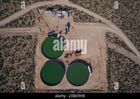 battery of water tanks in reservoir Stock Photo - Alamy