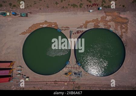 battery of water tanks in reservoir Stock Photo - Alamy