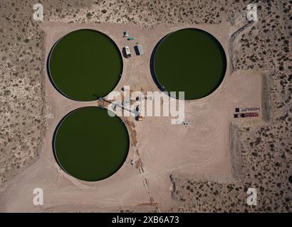 battery of water tanks in reservoir Stock Photo - Alamy