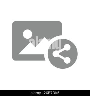 file sharing symbol icon, black vector sign with editable strokes ...