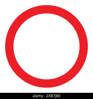 Prohibitory road sign icon circle Stock Vector Image & Art - Alamy