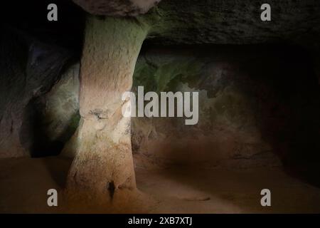 The interior view of Zelve Monastery. Cappadocia, Turkey Stock Photo ...