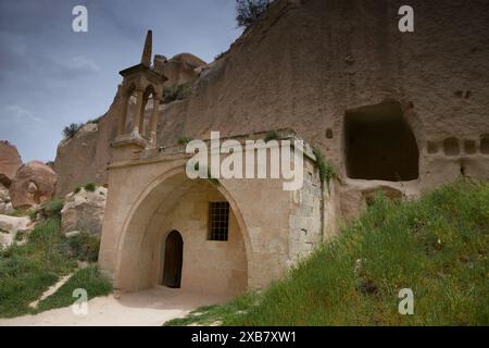 The beautiful view of Zelve Monastery. Cappadocia, Turkey Stock Photo ...
