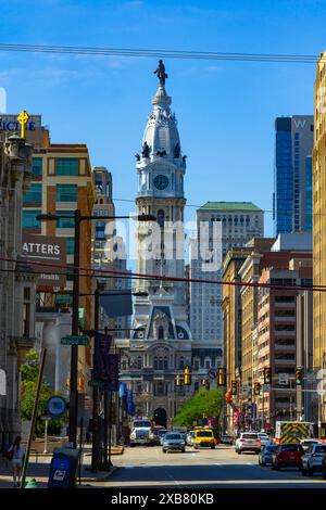 Philadelphia City Hall and courthouse, serving as the seat of the First ...