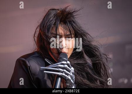 Trondheim, Norway. 07th, June 2024. The Swedish singer Loreen performs ...