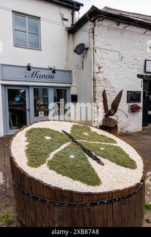 Usk Town Centre Stock Photo - Alamy