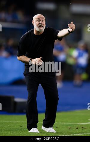 Bosnia head coach Sergej Barbarez arrives at a press conference ahead ...