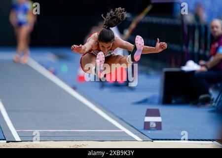 Plamena Mitkova (Bulgaria) during the long jump women final of European ...