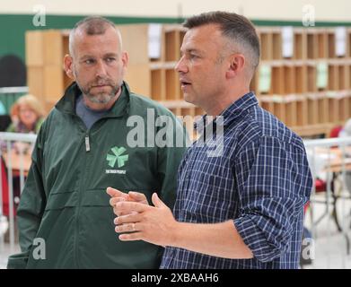 Ireland First candidates Derek Blighe (right) and Ross Lahive (left ...