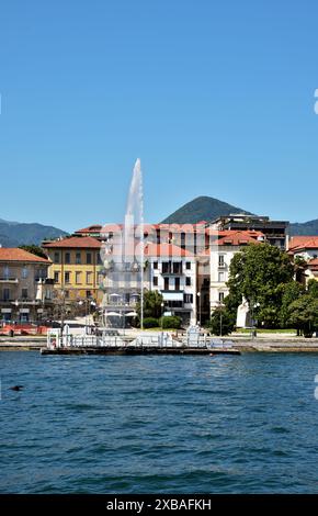 The town of Pallanza on Lake Maggiore, Italy Stock Photo - Alamy