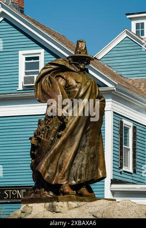 Statue of Roger Conant by Henry Hudson Kitson Salem, Massachusetts, USA ...