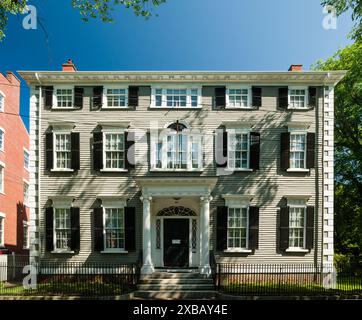 USA, Massachusetts, Salem, Stephen Phillips House, 1806, historic ...