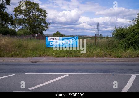Election 2024 - Conservative banner in safe seat of Rayleigh who's MP ...