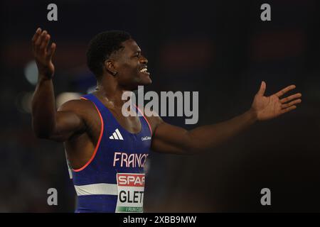 Makenson Gletty (France) during the decathlon high jump during the ...